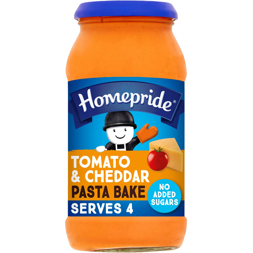 Homepride Pasta Bake Tomato & Cheddar 485g | Wilko