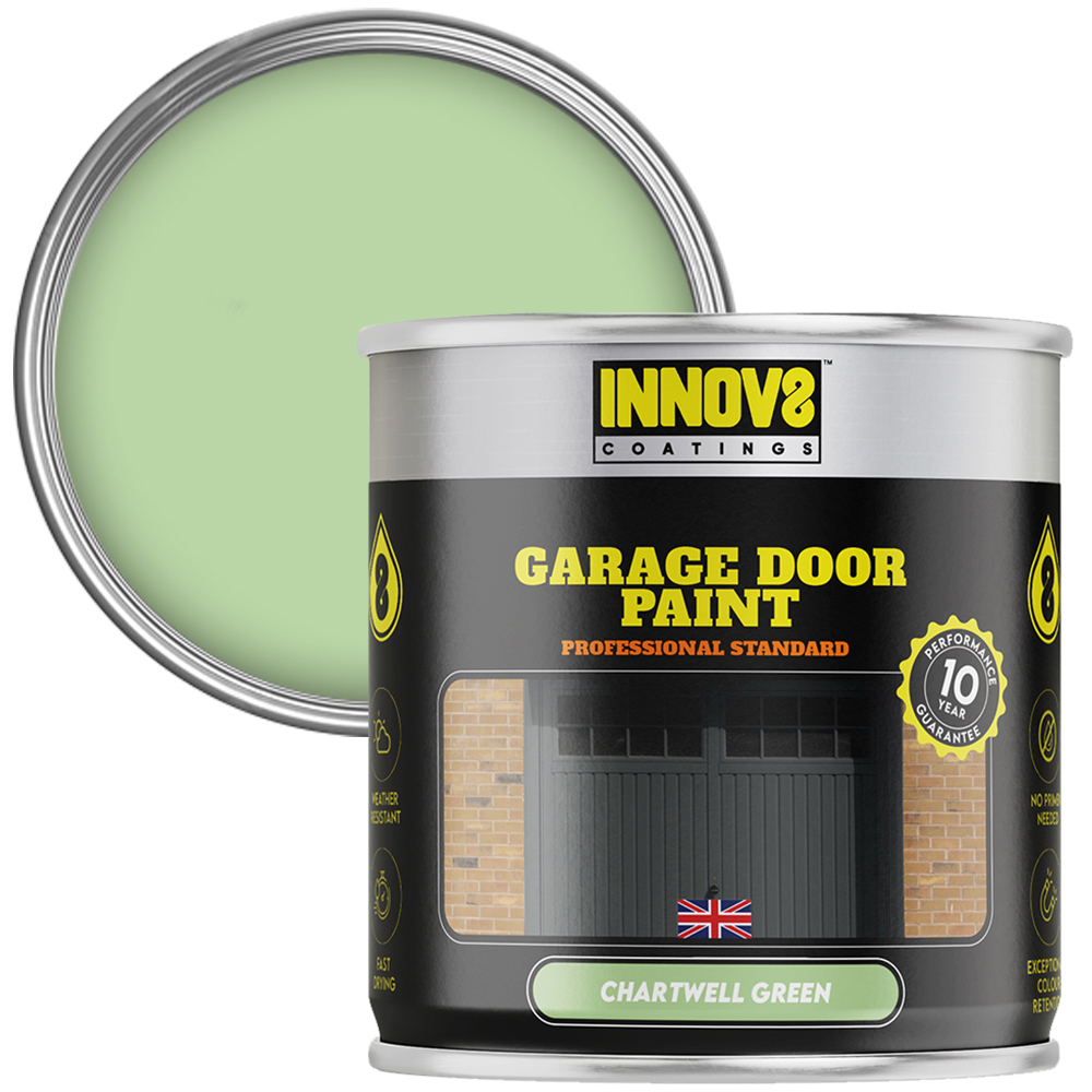 Innov8 Coatings Garage Door Paint 750ml Chartwell Green | Wilko