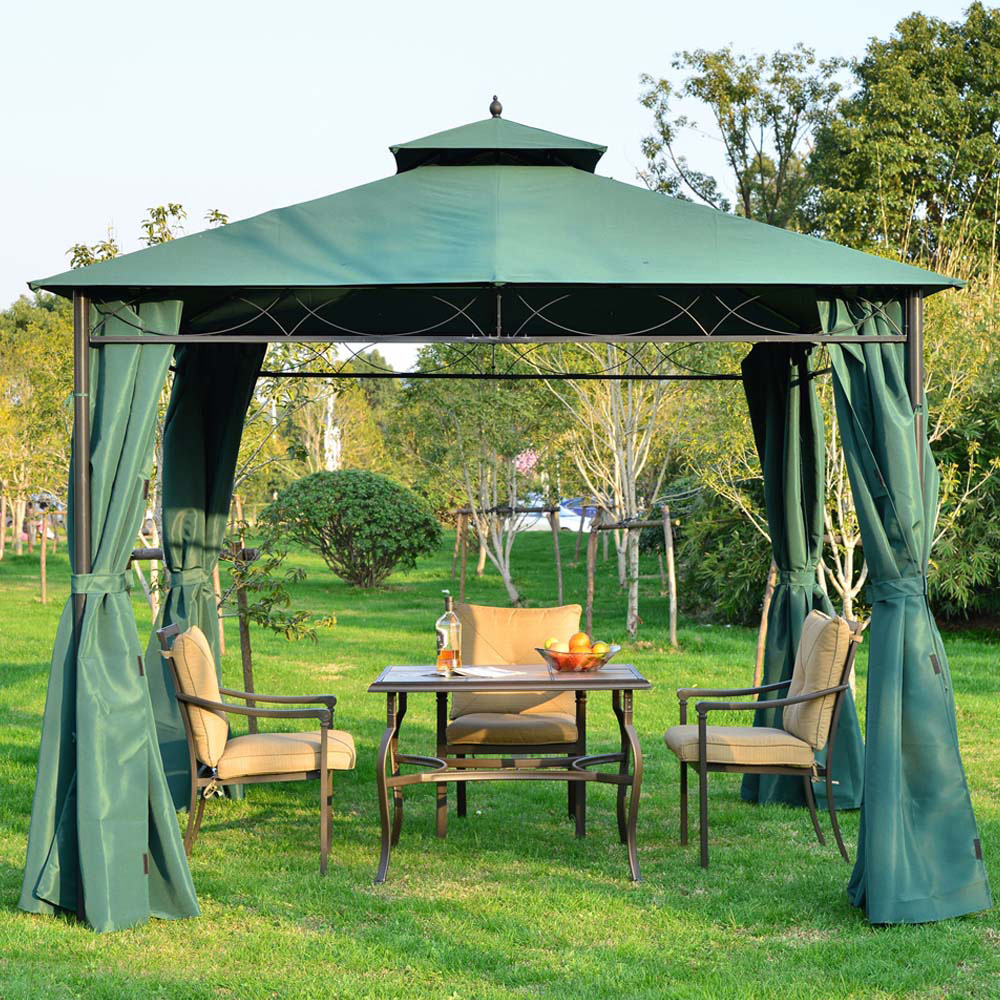 3x3m Gazebo Marquee Tent Patio Canopy | Wilko