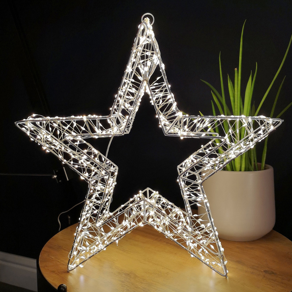 Samuel Alexander Light Up Galaxy Star Christmas Decoration 38cm | Wilko