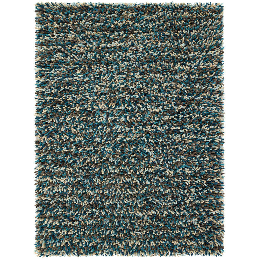 Origins Rocks Blue Shaggy Rug 80 x 150cm | Wilko